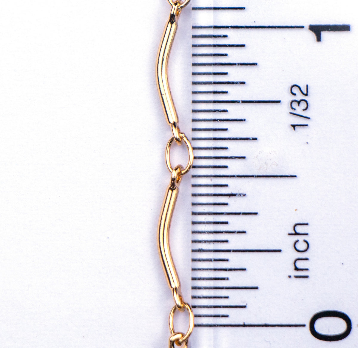 12mm x 1.5mm Curved Link Chain - Gold — That Bead Lady