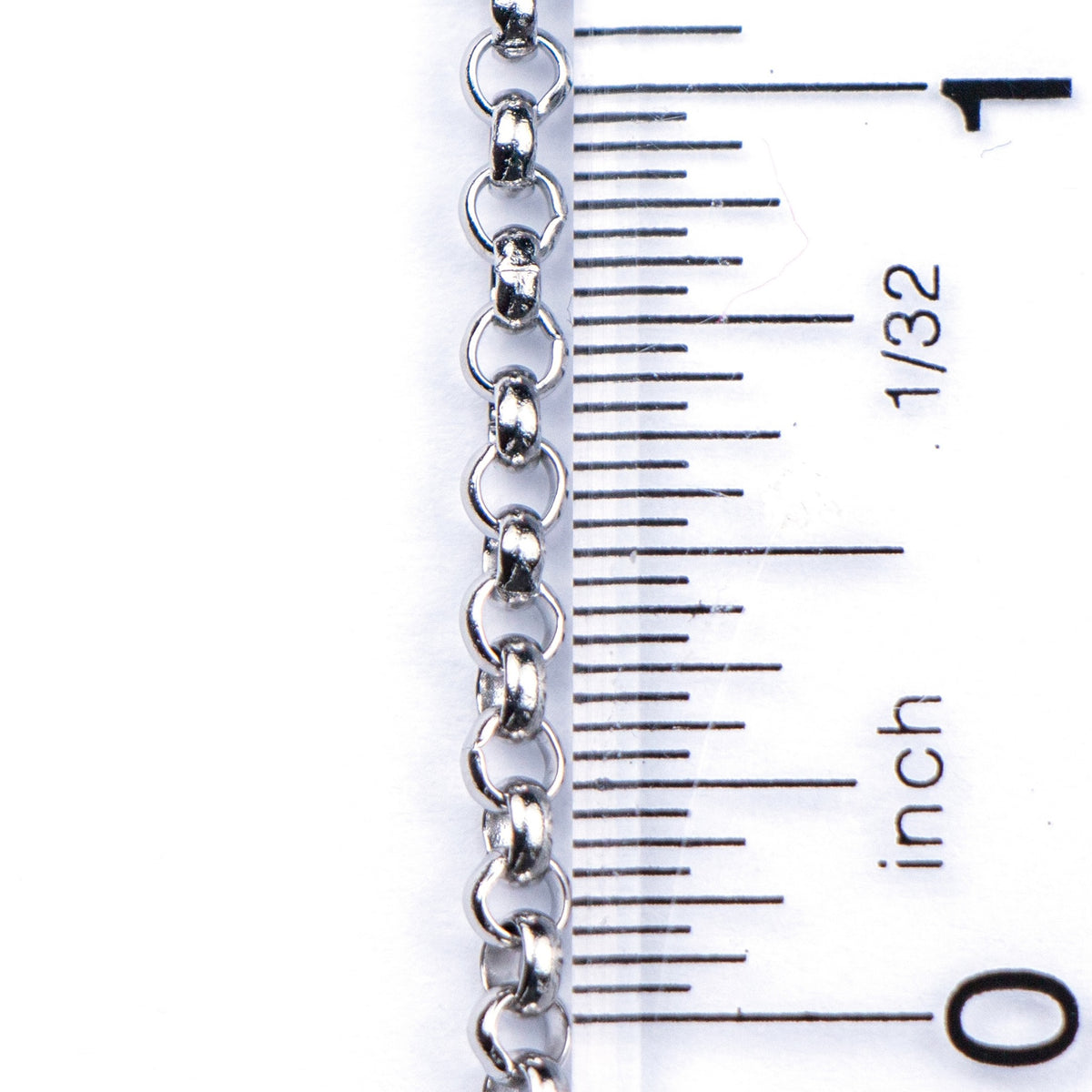 3mm Rolo Chain - Stainless Steel — That Bead Lady