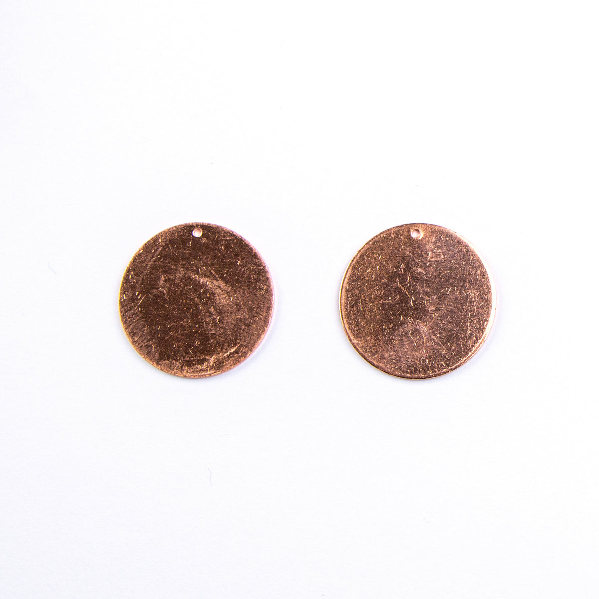 22mm Circle Metal Blank - Copper — That Bead Lady