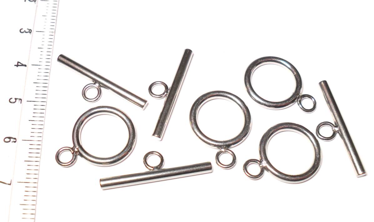 Unanodized Titanium Toggle Clasp — That Bead Lady